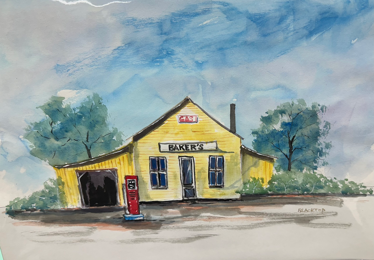 "Baker's Store" – Around Back At Rocky's Place