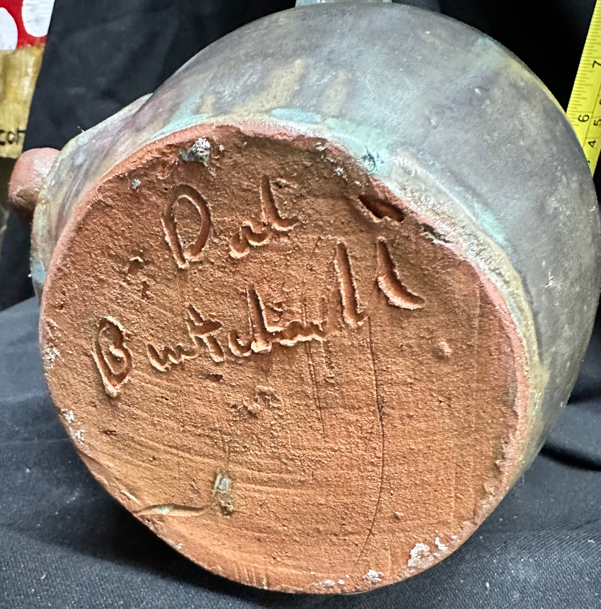 Cigar Smoker with Patina Glaze – Around Back At Rocky's Place