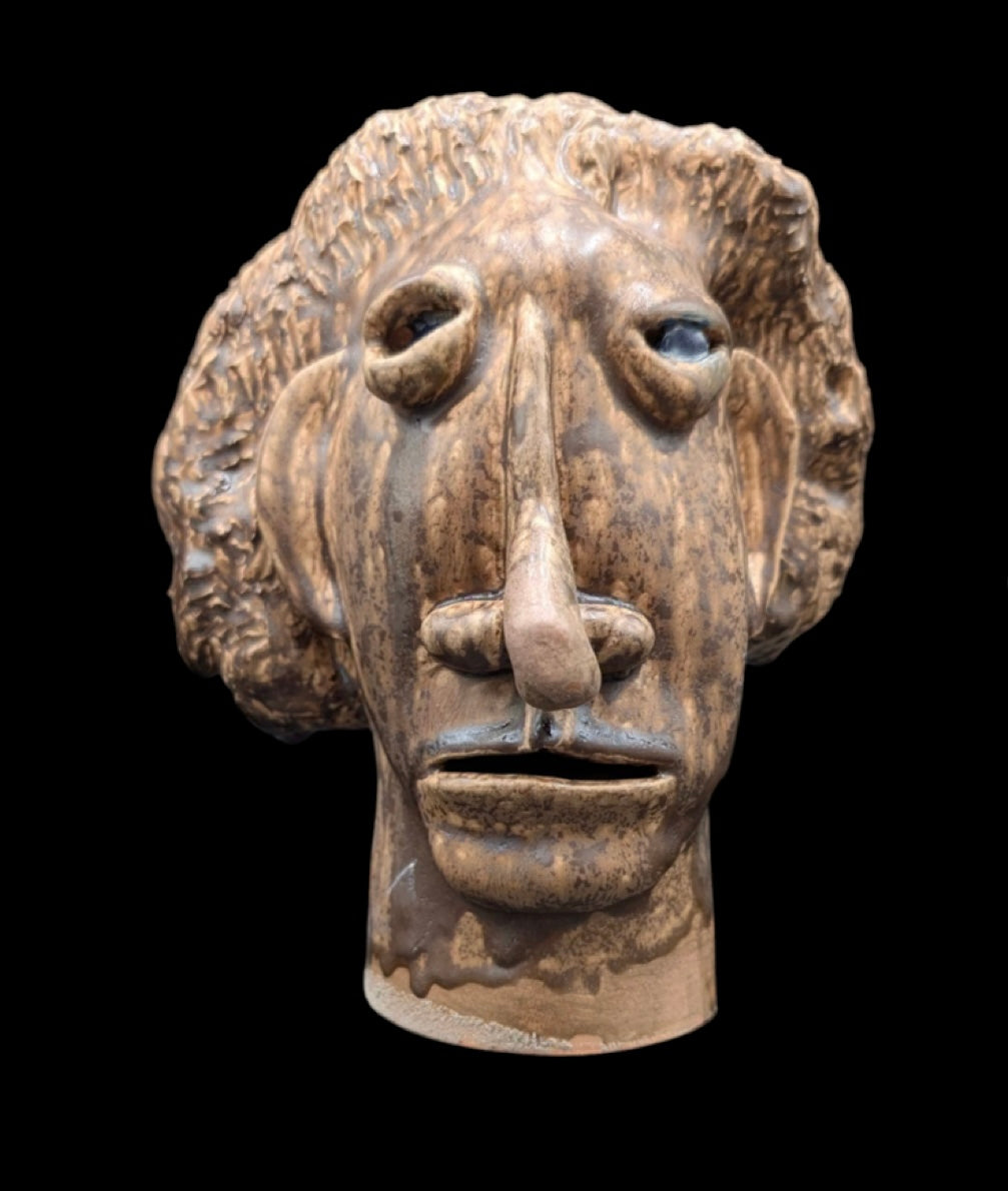 Tobacco Spit Face Sculpture – Around Back At Rocky's Place