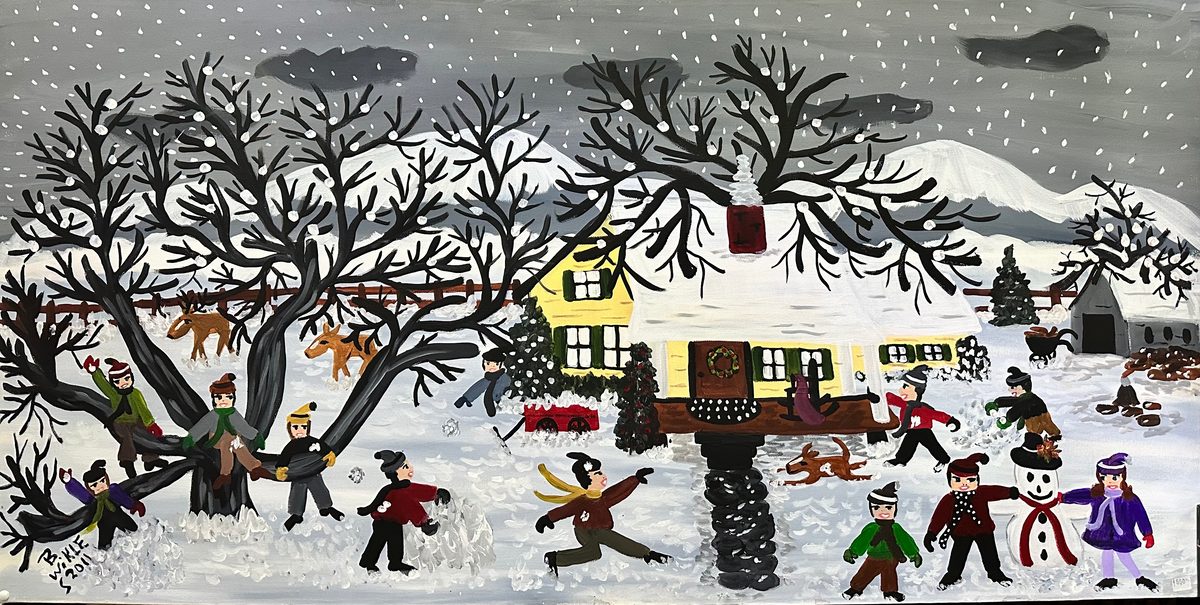 The Big Snow at The Big House – Around Back At Rocky's Place